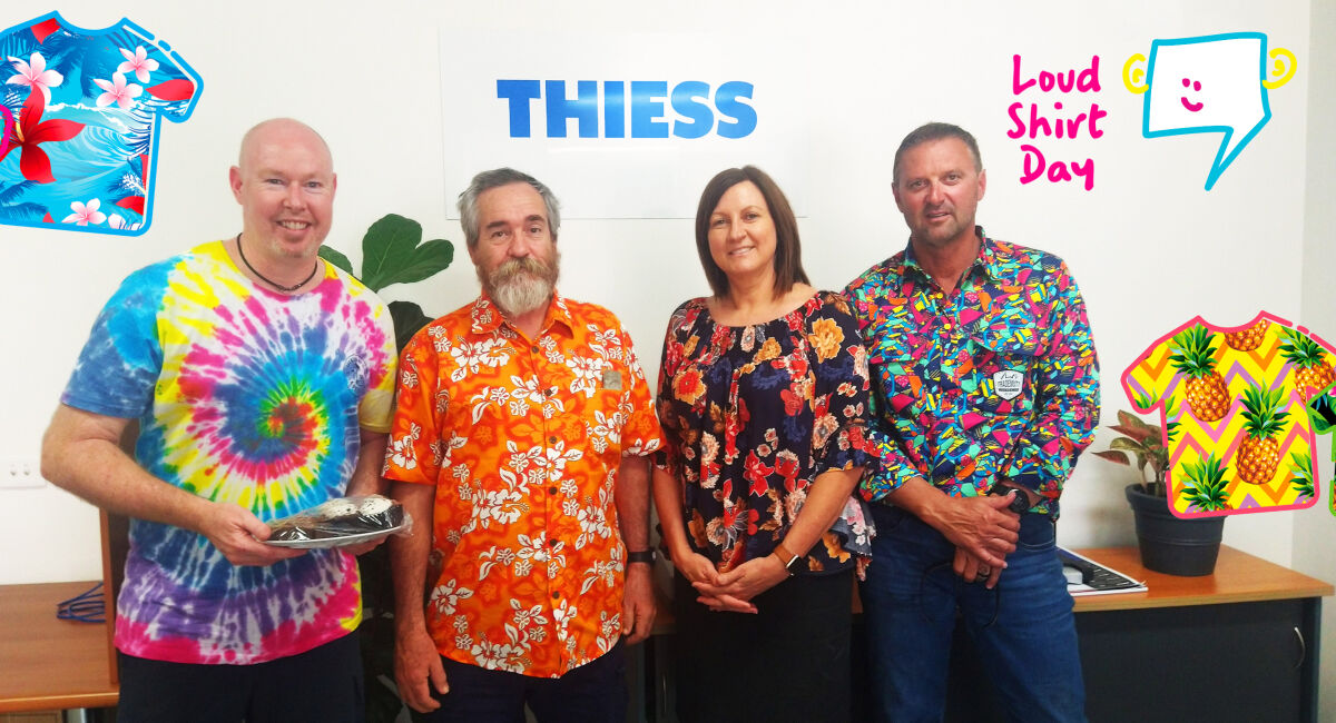 Thiess supports Loud Shirt Day - Thiess