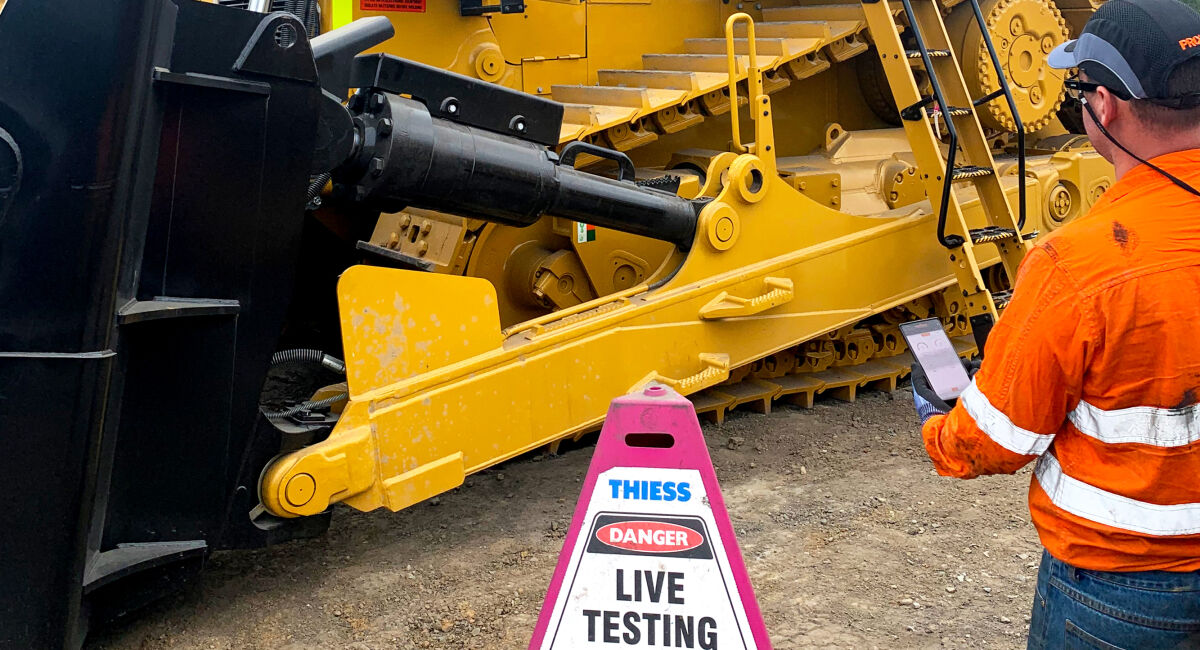 Remote live testing solution improves workplace safety - Thiess